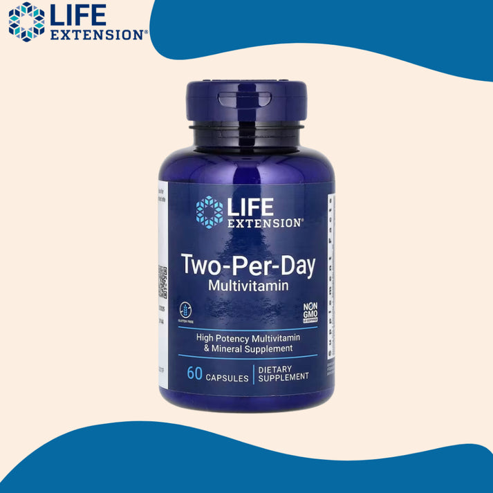 Life Extension, Two-Per-Day Multivitamin ( High Potency Multivitamin ...